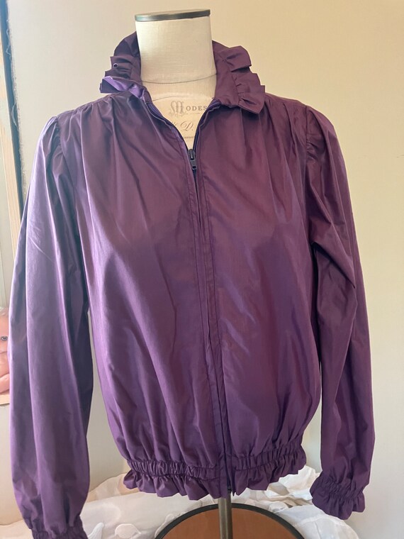 vintage purple puff jacket - Gem