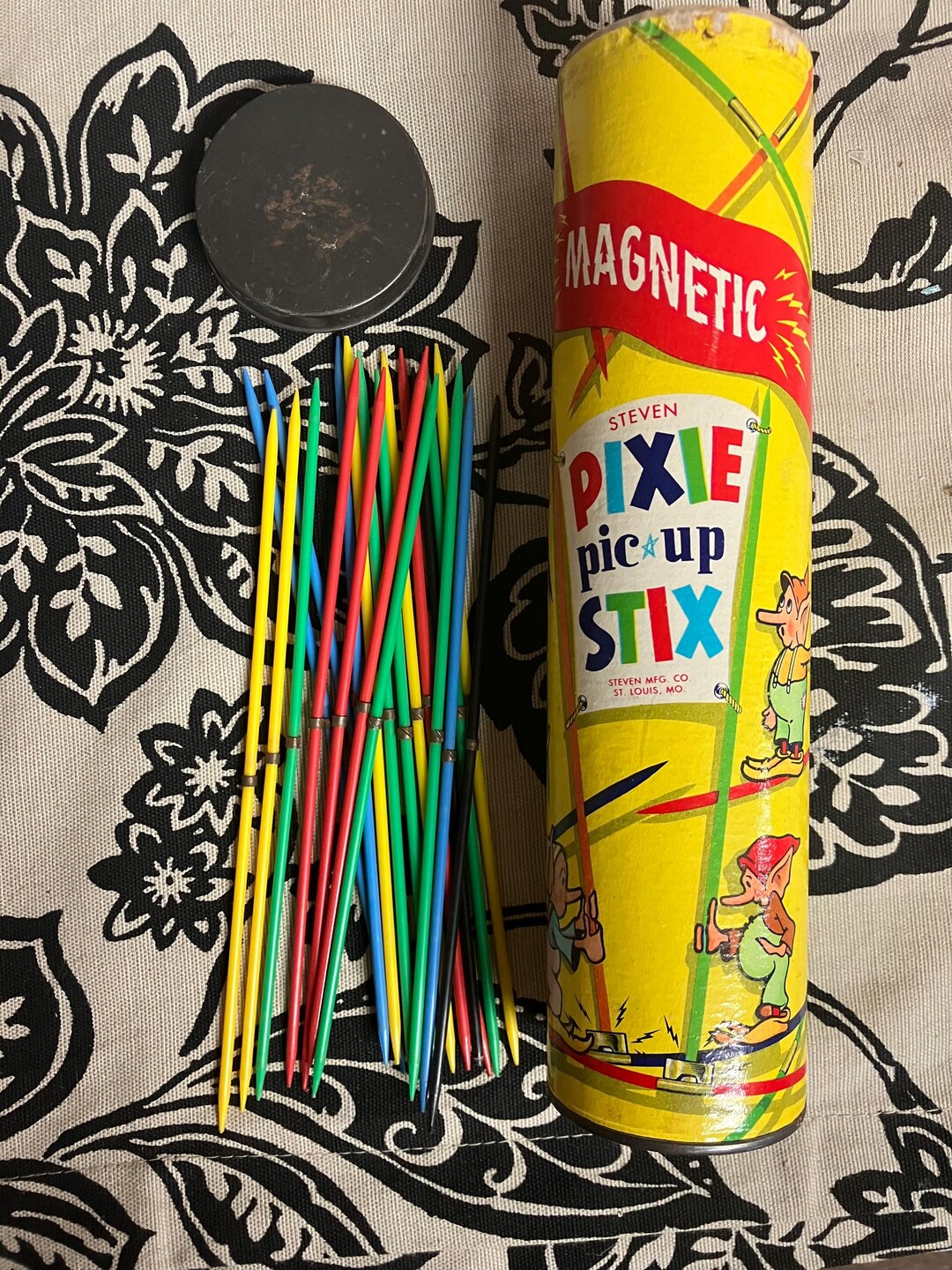 Vintage Magnetic Pixie Stix, Toy Collectable, Gnome Vintage Art, - Etsy