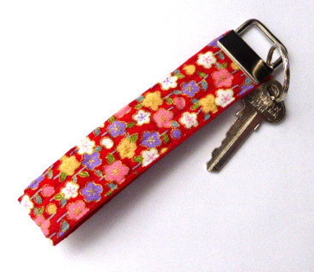 Fob for Keys, Key Fob, Key Ring, Fabric Key Fob, Fabric Key Ring, Key ...