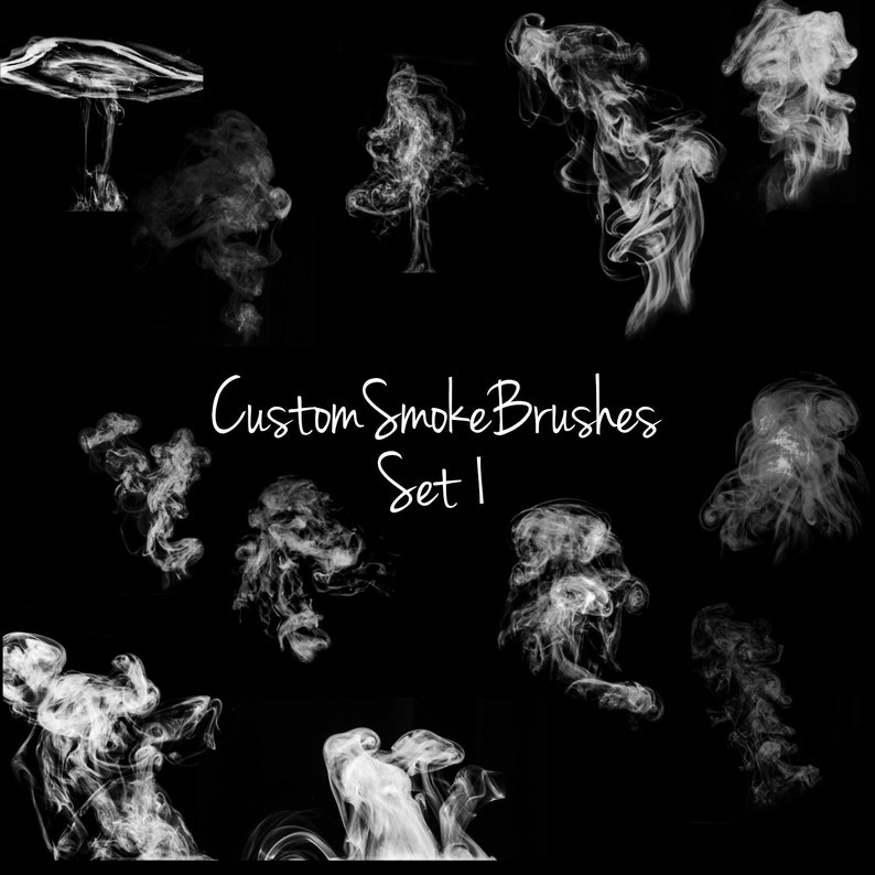 Photoshop Smoke Brush Set - Etsy