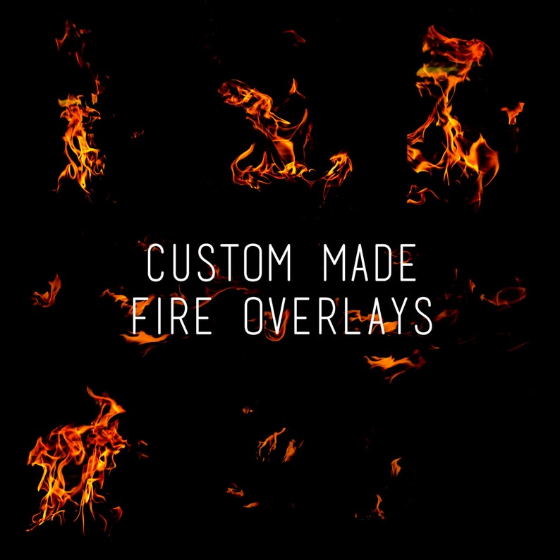Photoshop Fire Overlays V.2. Fire Overlays for Composites and Powerful ...
