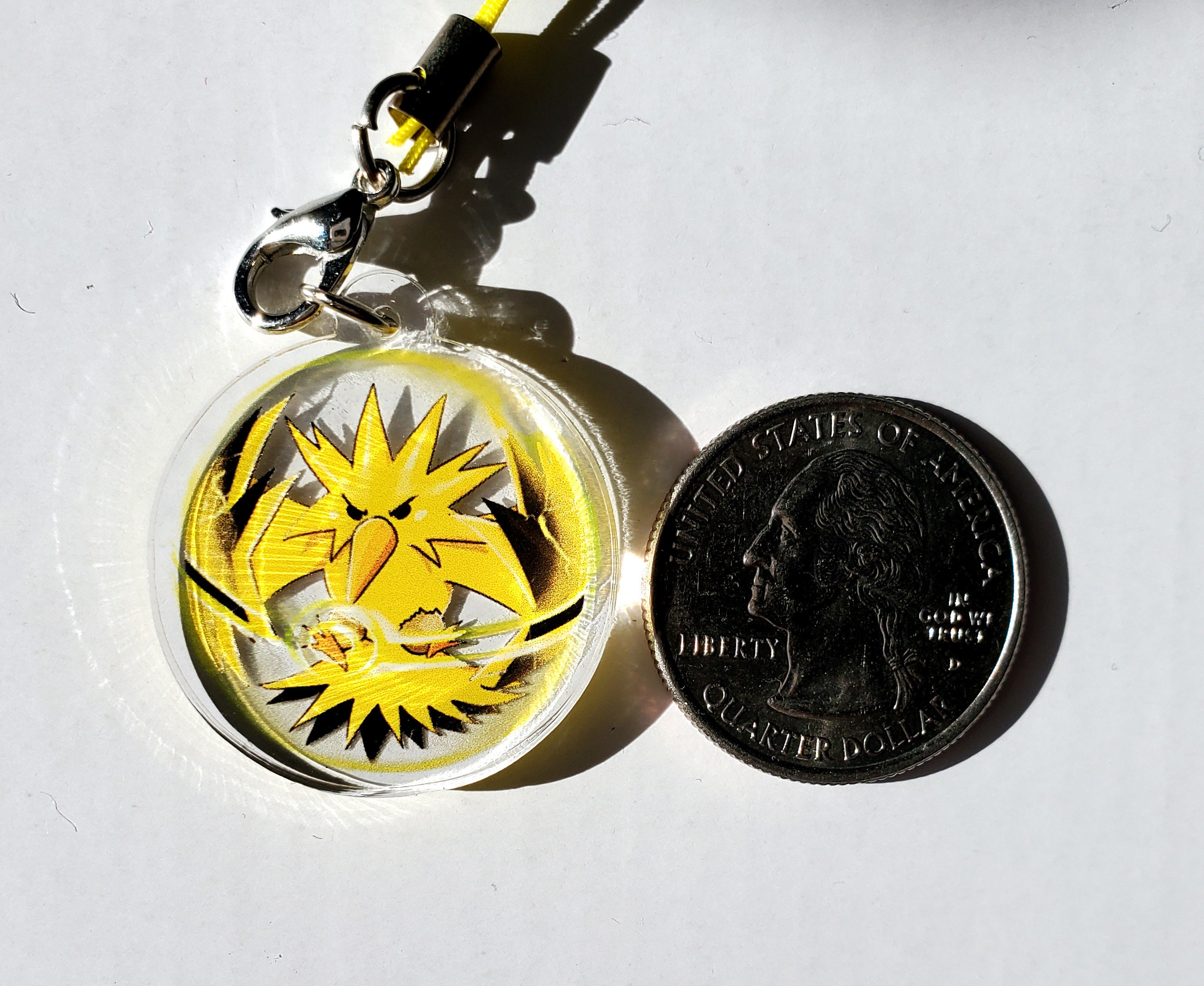 Zapdos Chibi Keychain (fanart) - Etsy