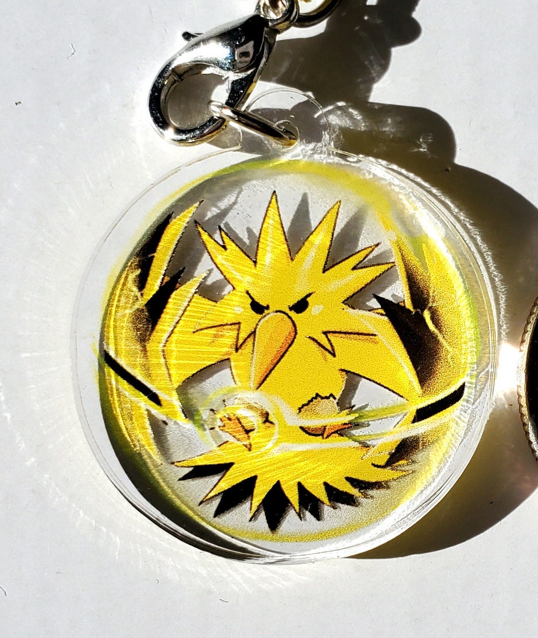 Zapdos Chibi Keychain (fanart) - Etsy