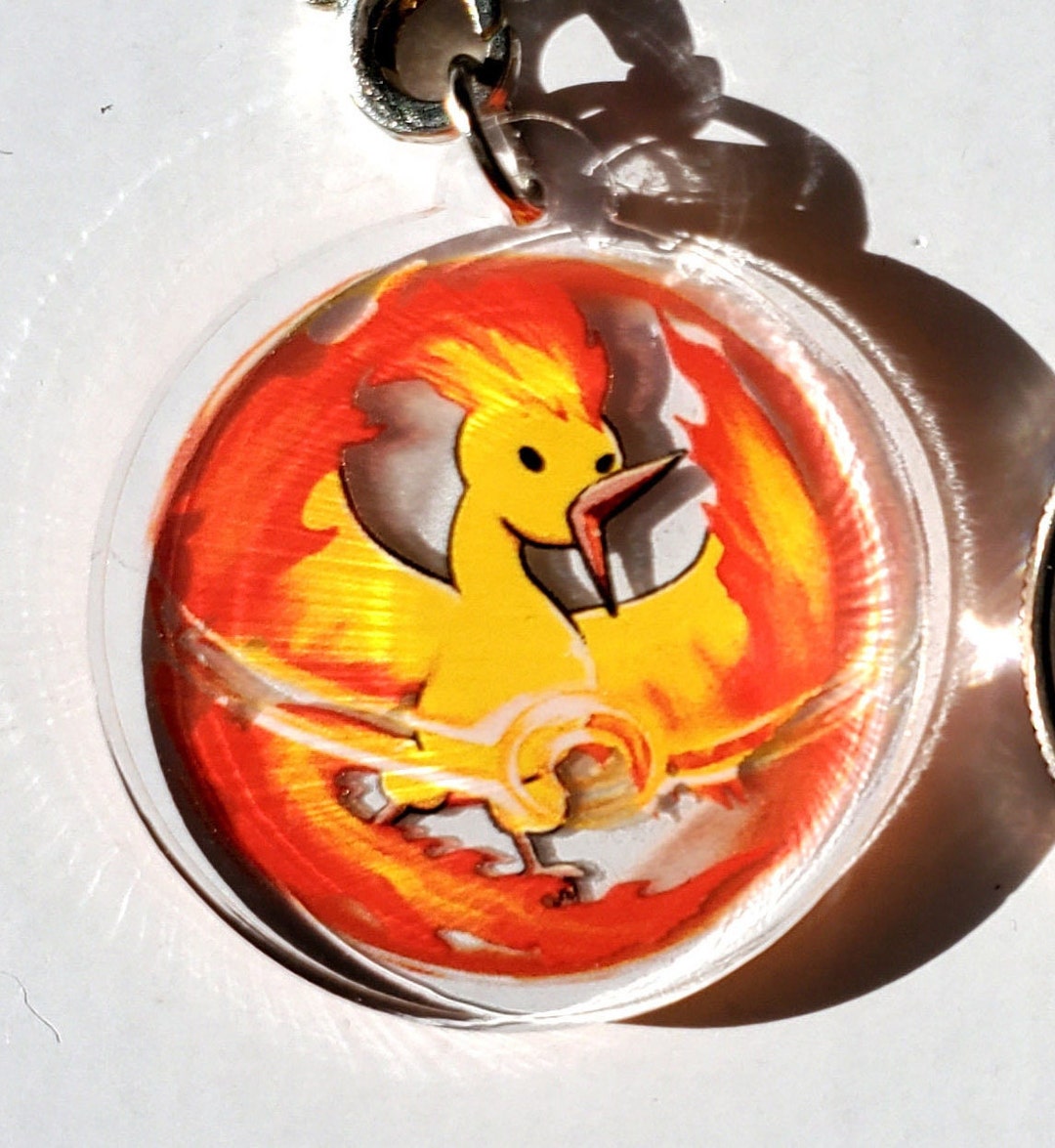 Moltres Keychain Chibi Fanart - Etsy