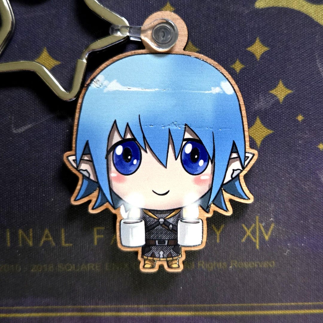 FF14 Haurchefant Greystone 2" Keychain - Etsy