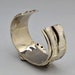 Stunning Avi Soffer Israel Sterling Silver Cuff Bracelet Modern Art Nouveau Style Handmade ...