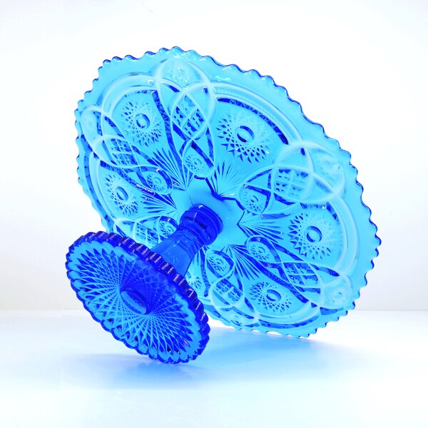 Blue Cake Stand - Etsy
