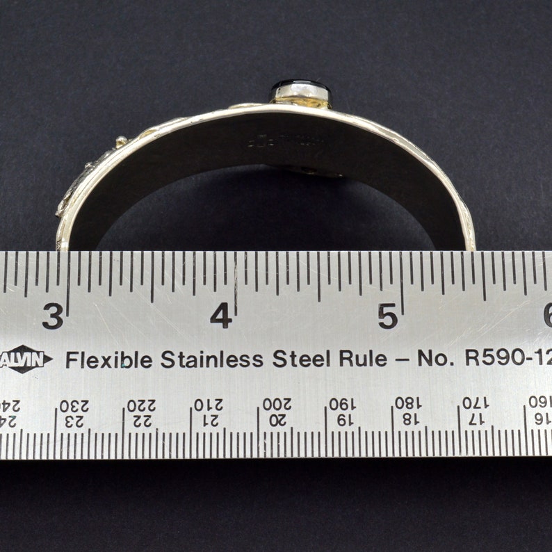Stunning Avi Soffer Israel Sterling Silver Cuff Bracelet - Modern Art ...