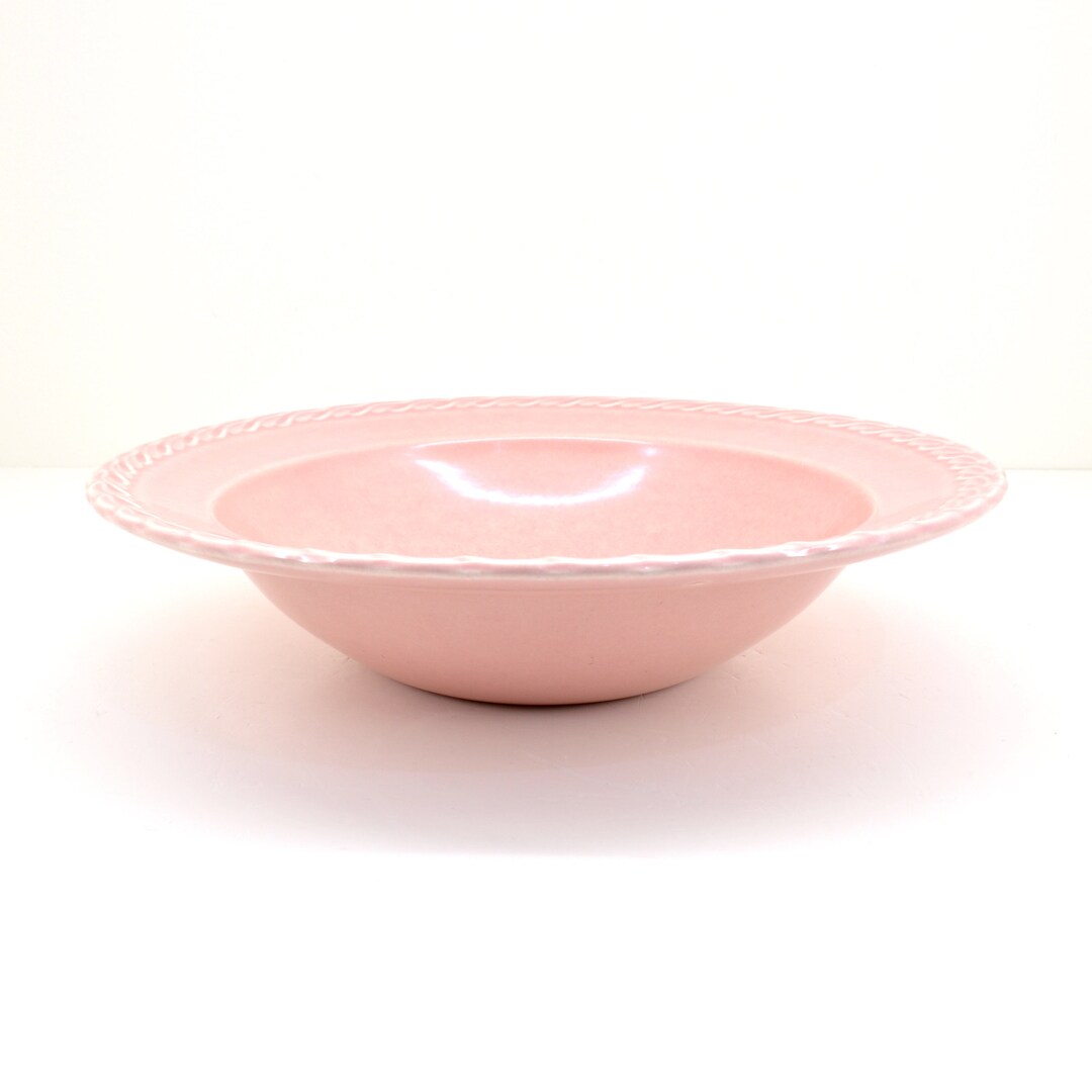9-inch native California Solid Pink Vernonware Vegetable Bowl Vintage ...