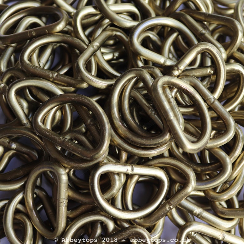 Welded D Rings Webbing and Leather Craft X10 - Etsy