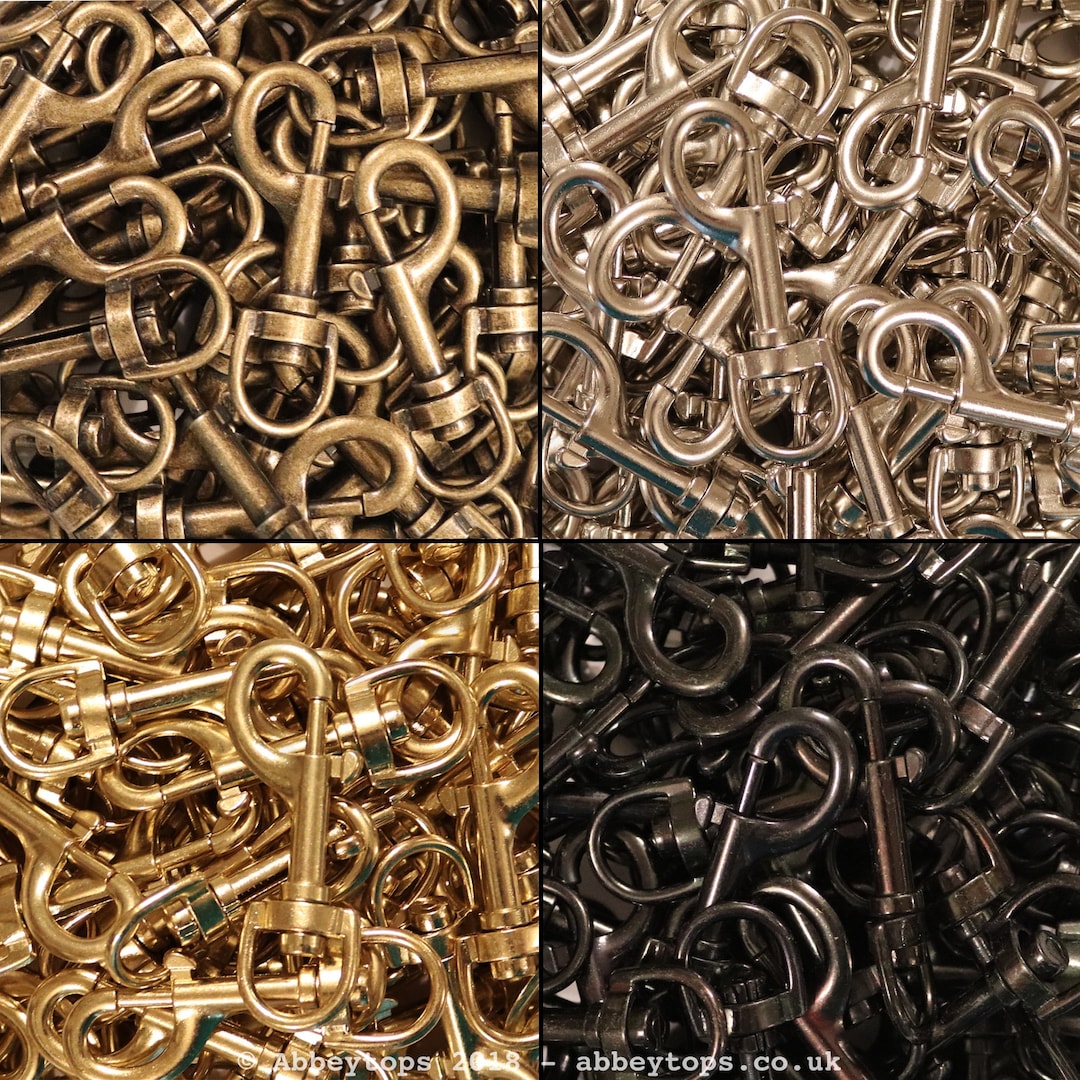 Swivel Trigger Clip 45mm 52mm 70mm Dog Lead Leather Craft Snap Hook ...