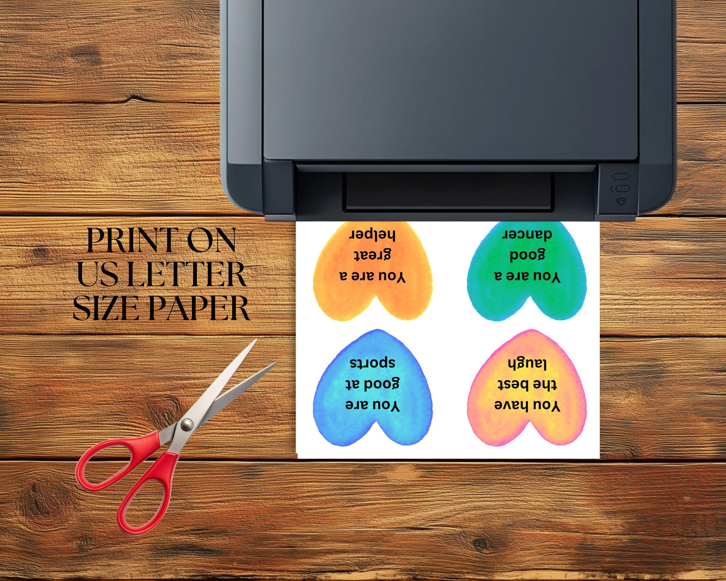 Heart Attack PRINTABLE, Valentine's Day, Heart Affirmation Notes ...