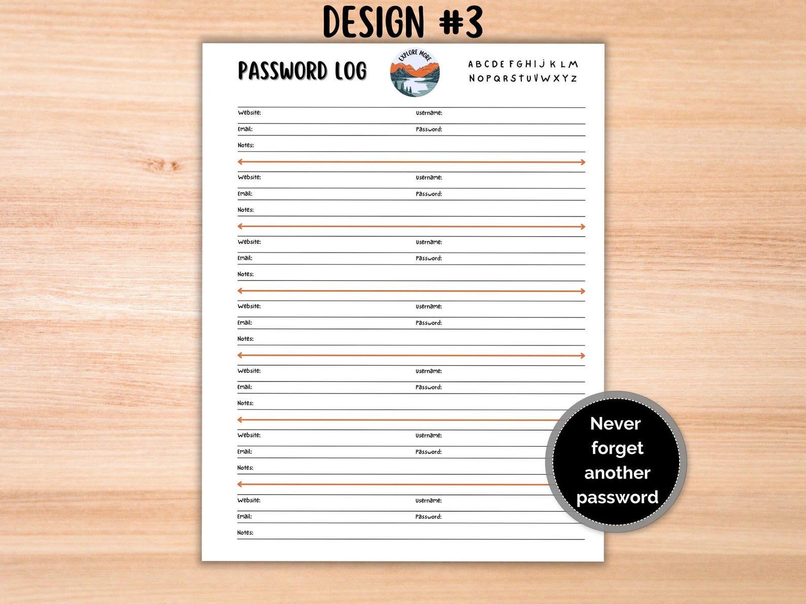 Password Tracker Printable Bundle, Password Log, Password Keeper, Password Organizer, Password ...