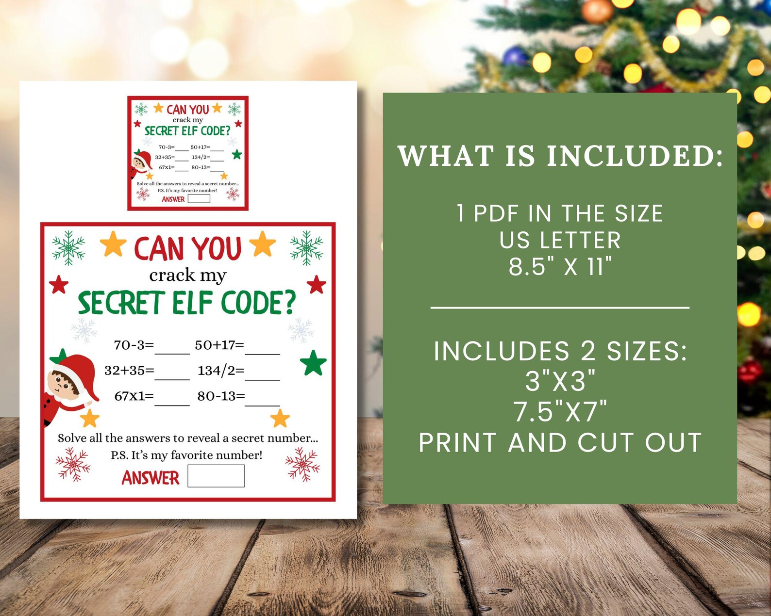 6-7 Elf Prop, PRINTABLE, 67 Elf Math, 67 Riddle, Six Seven Meme, Elf ...