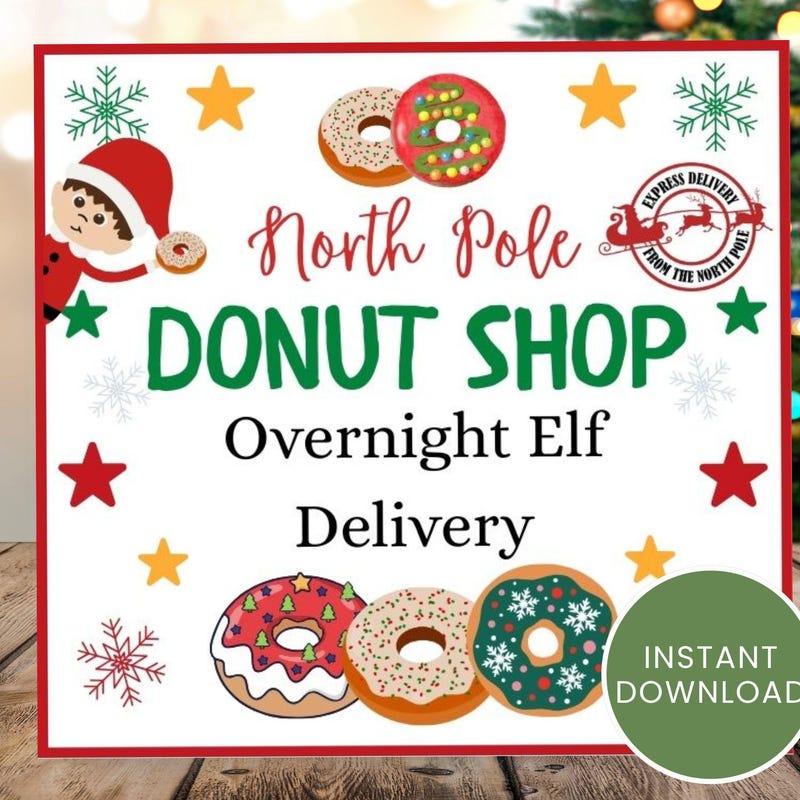 Printable North Pole Signs - Etsy