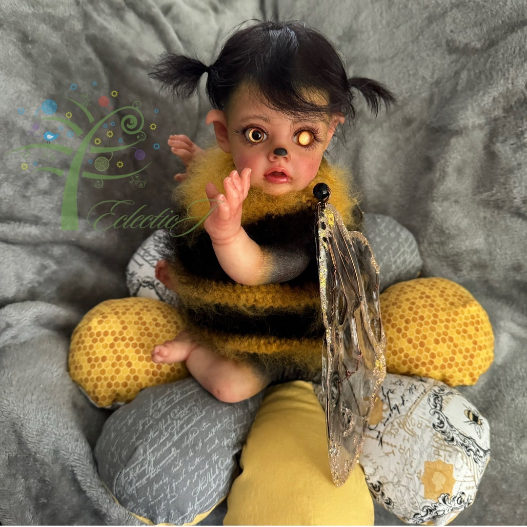 Reborn Baby Bee Hybrid / Bumble Bee Doll / Alternative Reborn / Flo ...