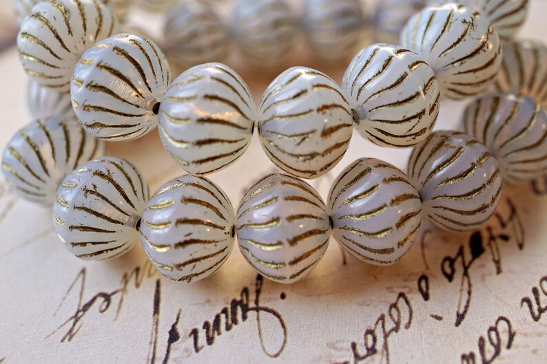 FREE SHIPPING Winter White, New Bicones, Bicone Beads, Czech Beads, NEW ...