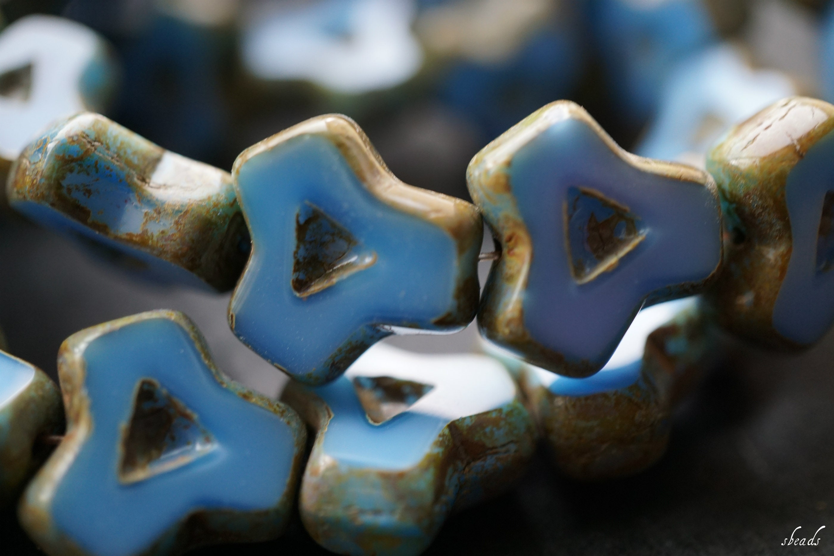 FREE SHIPPING Artsy Geometry, Triangle Beads, Czech Beads, Beads - Etsy