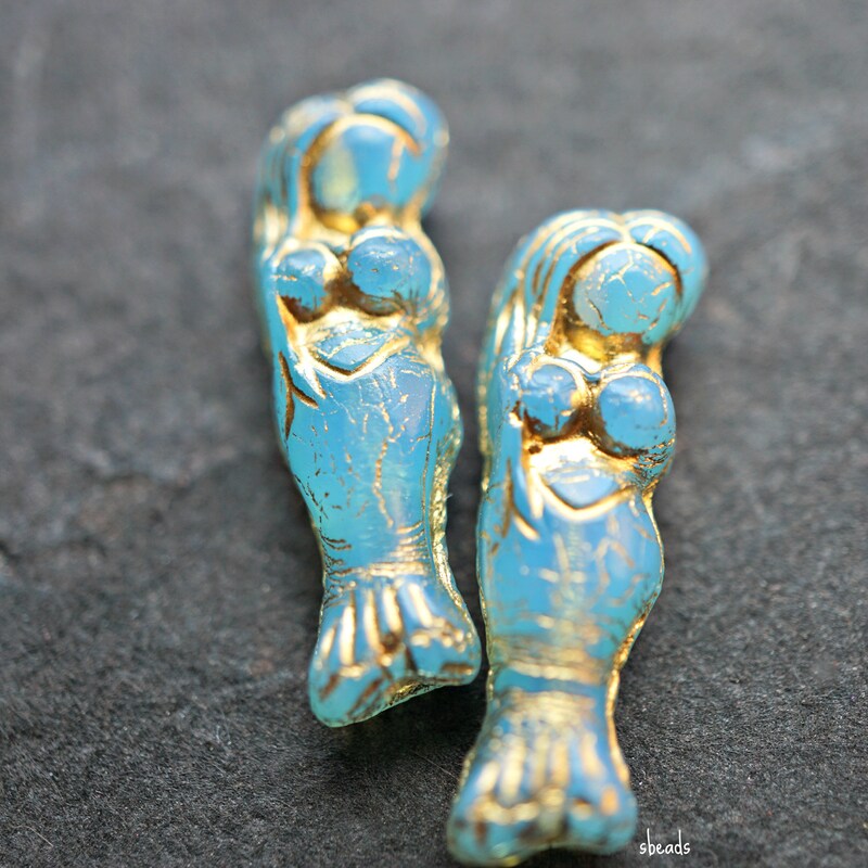 Mermaid Beads - Etsy