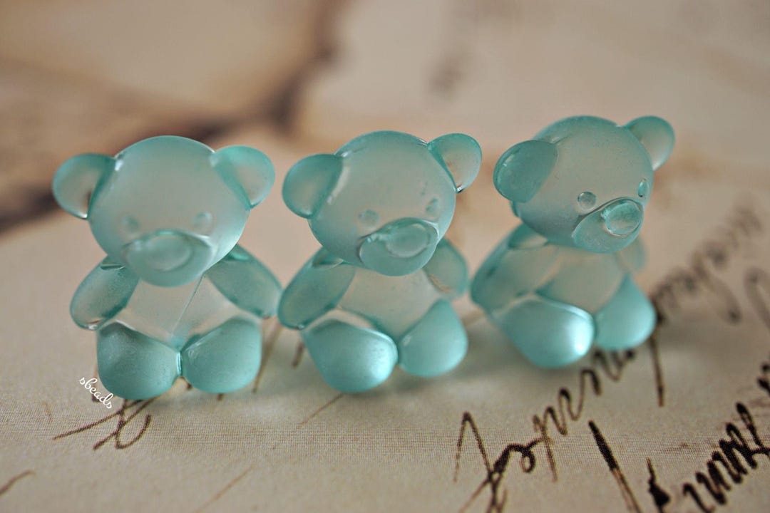 FREE SHIPPING Lit'l Bear Animal Beads Teddy Bears - Etsy