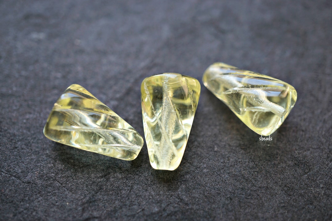 FREE SHIPPING Cone Beads, Czech Beads, Beads - Etsy