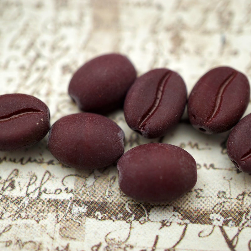 Coffee Bean Beads - Etsy
