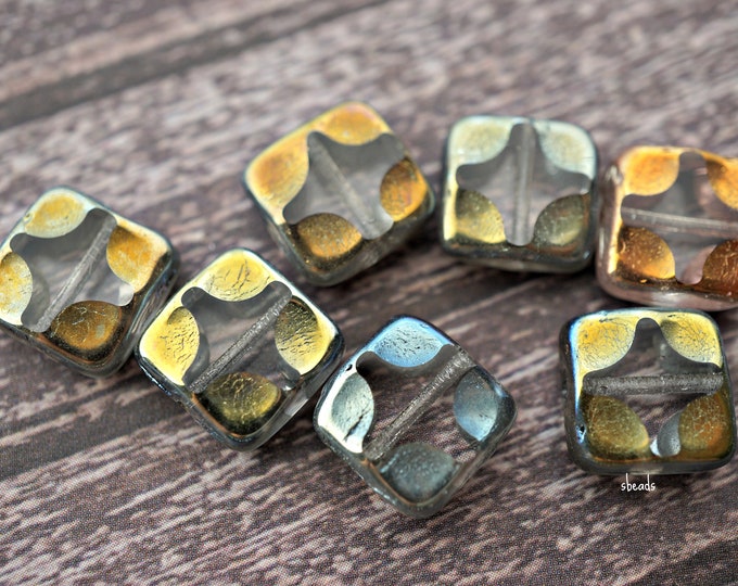 NEW Artsy Squares, Square Beads, Czech Beads, Beads, 48-3sa - Etsy