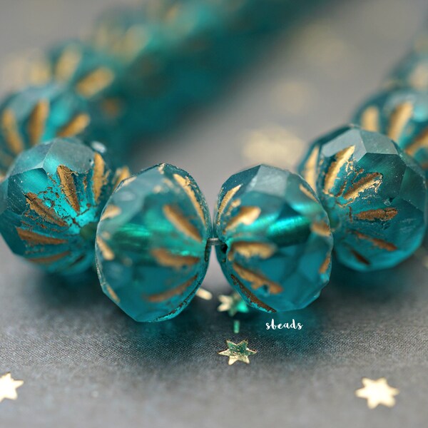 Teal Beads - Etsy