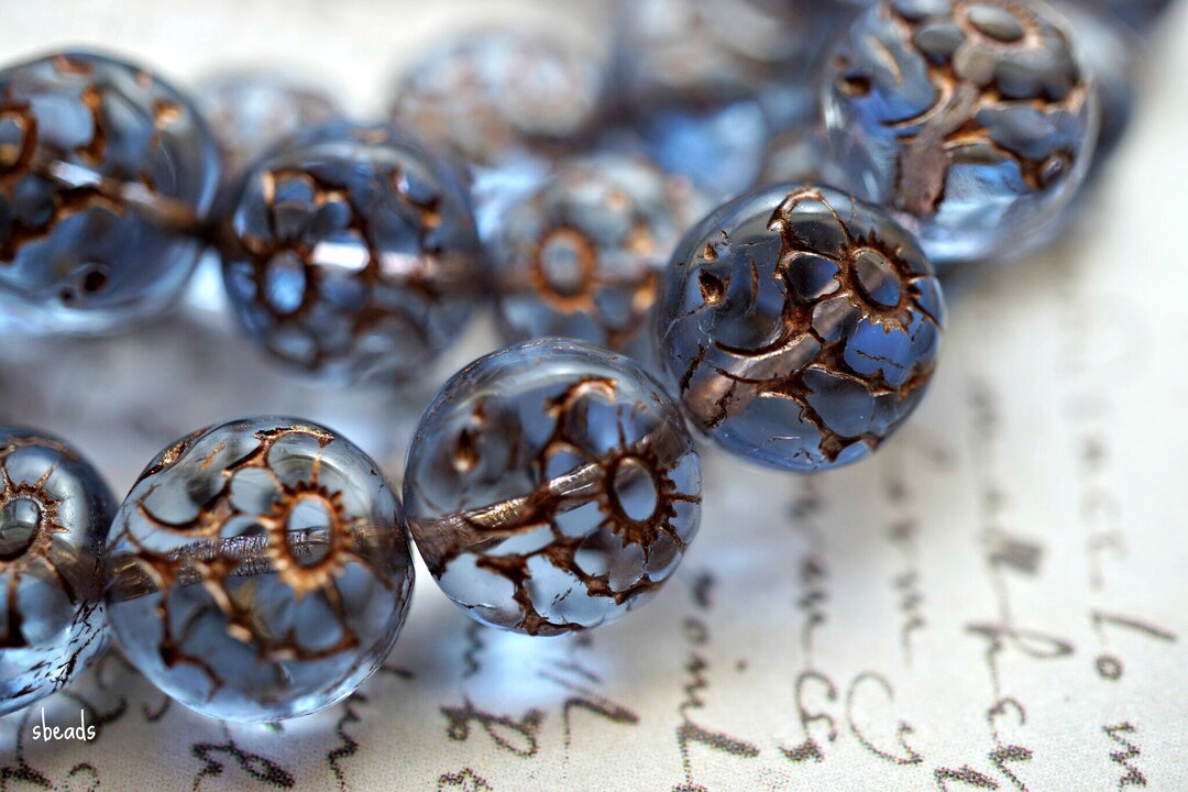 NEW.A Rose, Rose Beads, Czech Beads, Beads, 23-1sa - Etsy