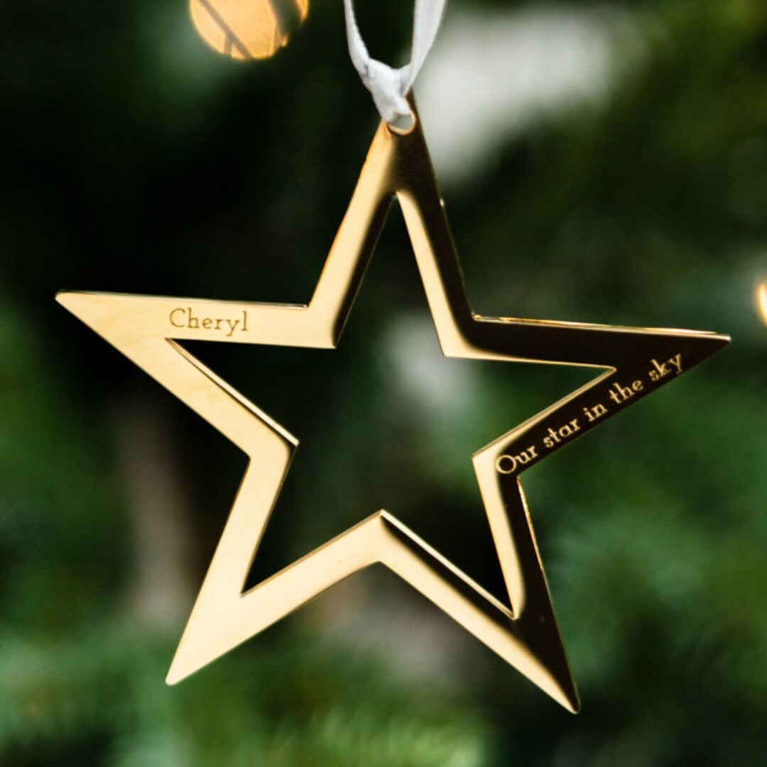 Memorial Star Decoration - Etsy