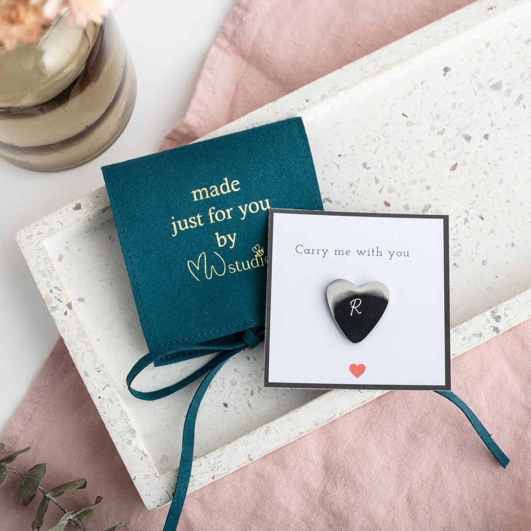 Initial Heart Pocket Token for Baby Loss | Carry Them With You ...