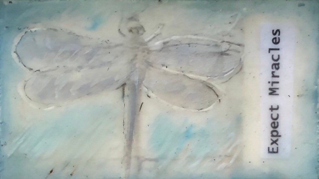 Expect Miracles - Original Encaustic Art - Etsy