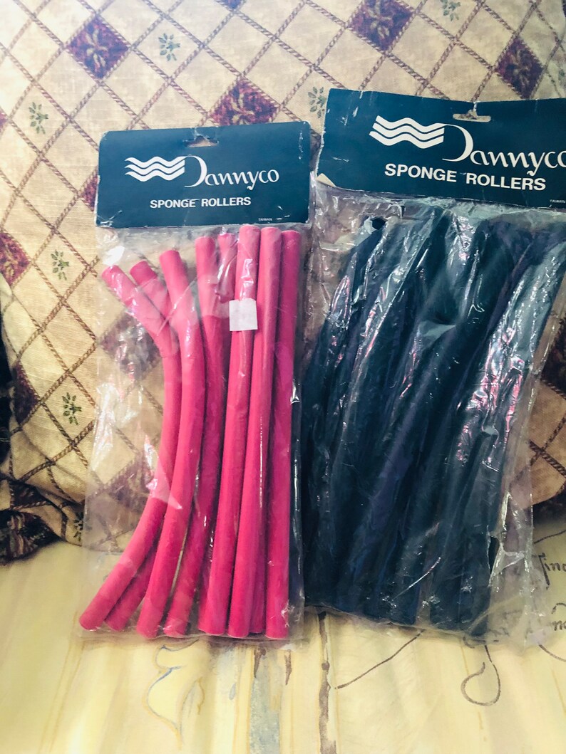 Vintage SPONGE Hair Rollers From 80’s. Still in Original Packages. 2 ...