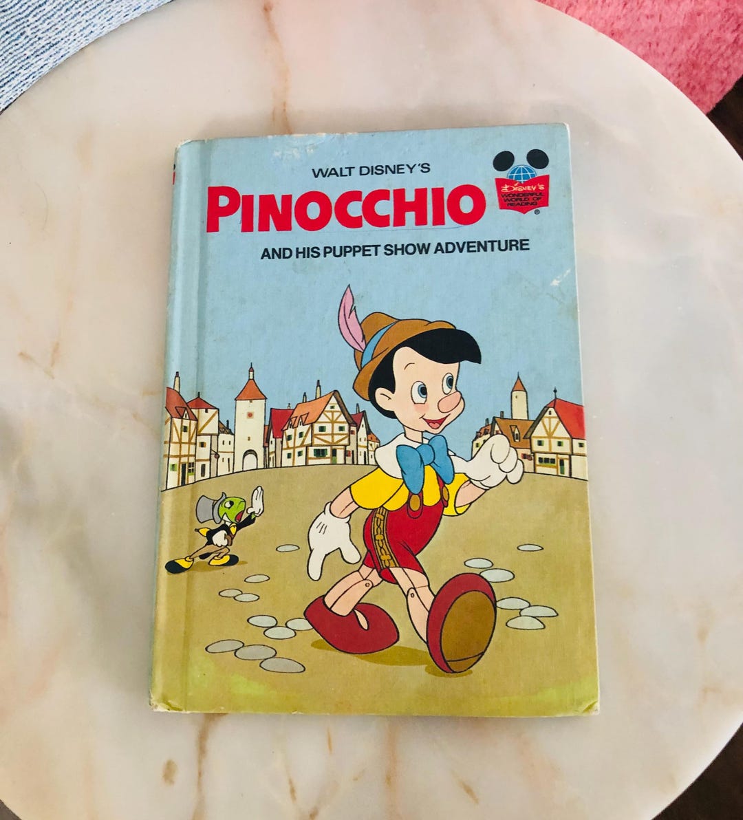PINOCCHIO Childrens Book. Walt Disney’s. Pinocchio and His Puppet Show ...
