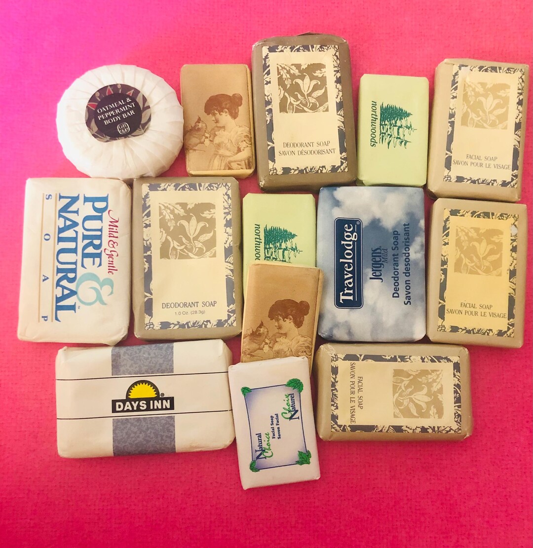 VINTAGE HOTEL SOAPS. Assorted Types, 7 Pieces per Lot - Etsy