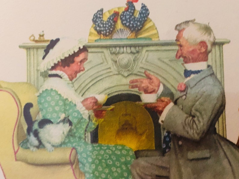 Norman Rockwell DECALS, Art Print Originals by Hazel’s. Decopauge or ...