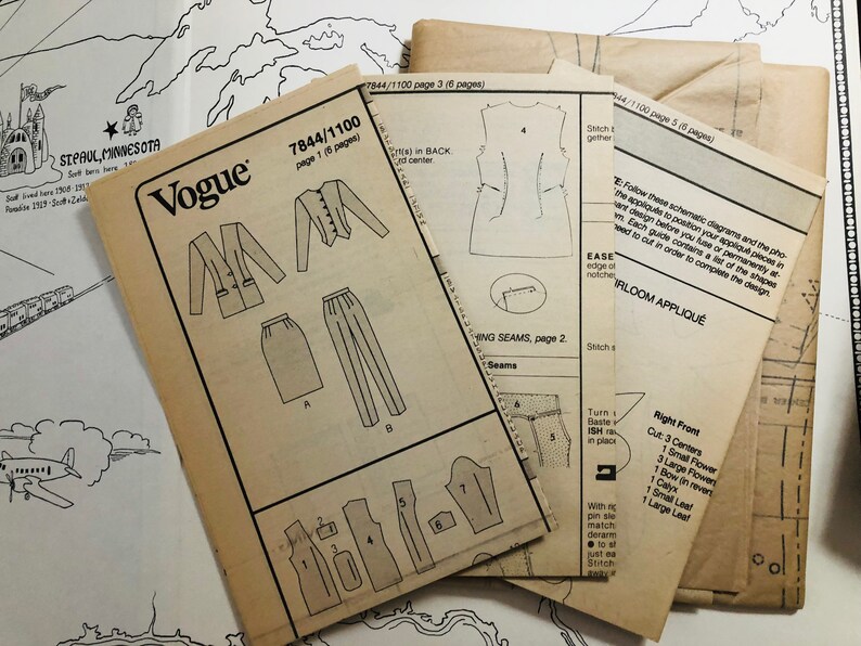 Vogue Viking Sewing Pattern 7844, Sizes 6-16, Uncut Tissue - Etsy