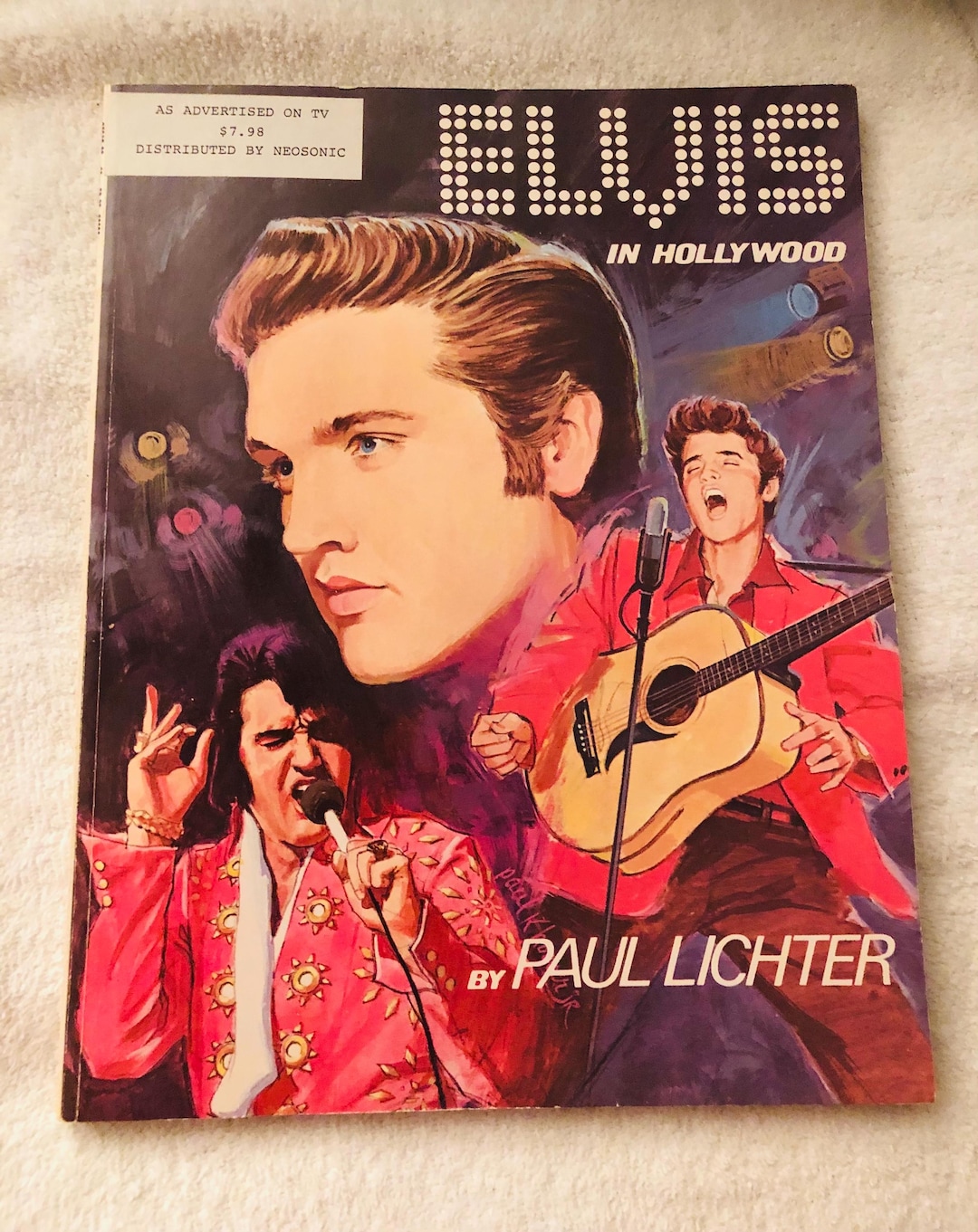 ELVIS in HOLLYWOOD Book by Paul Lichter. 1975 Publication. 188 Pages of ...