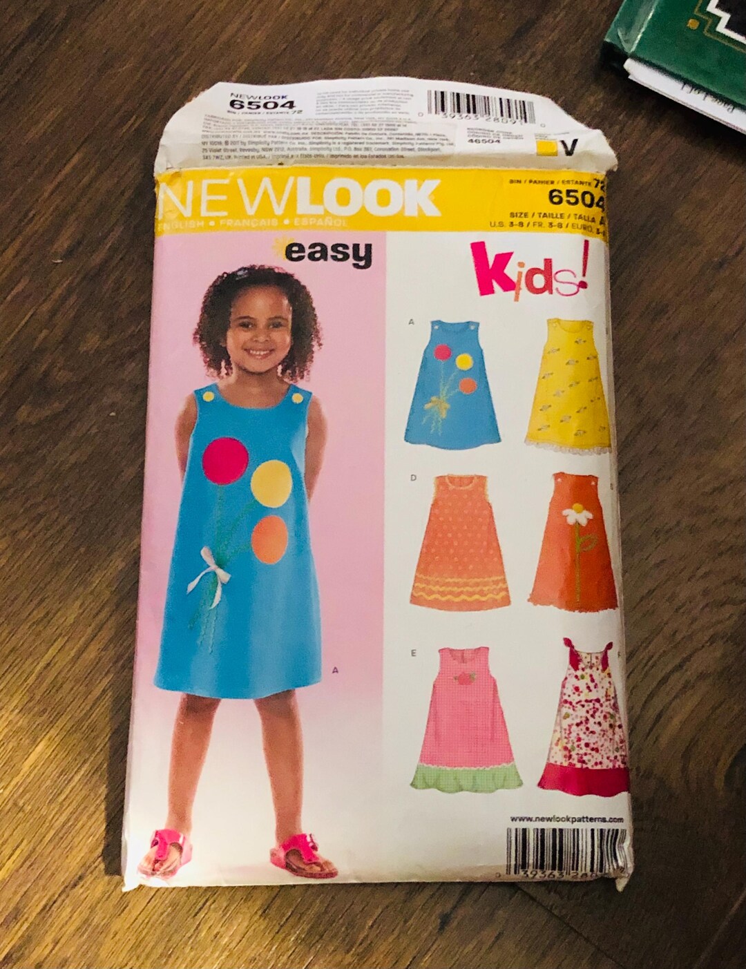 NEW LOOK Sewing Pattern. 6504. Girls Sundresses Easy, Shipping From ...
