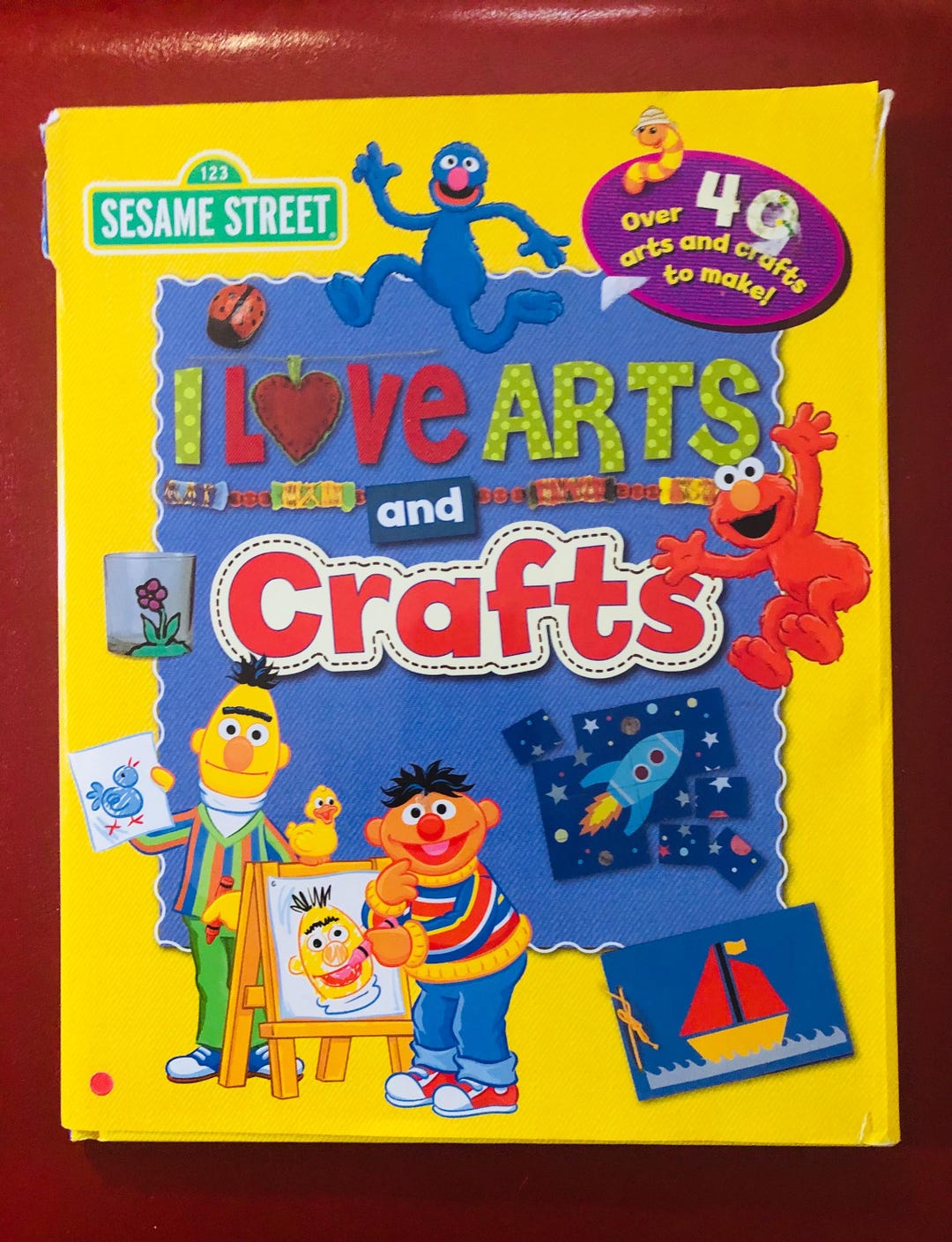 SESAME STREET Vintage Arts and Crafts Book From 2009 Print. Shipping ...