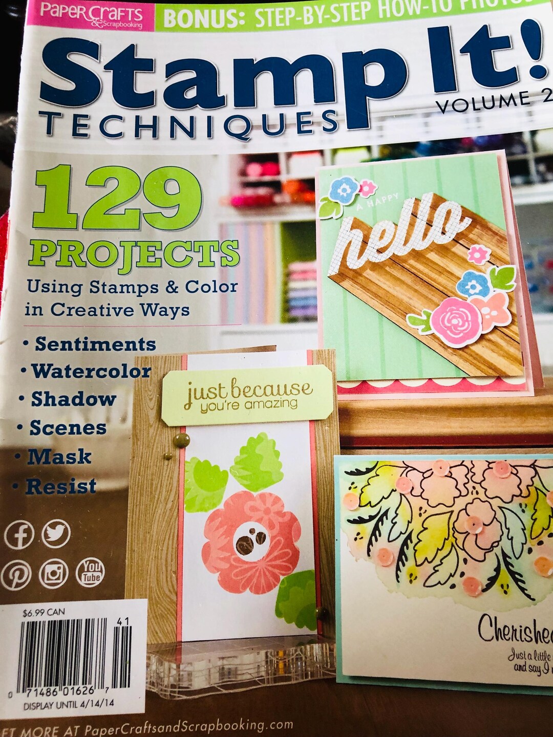 PAPERCRAFTS Stamp It TECHNIQUES. Volume 2. Step by Step How to Photos ...