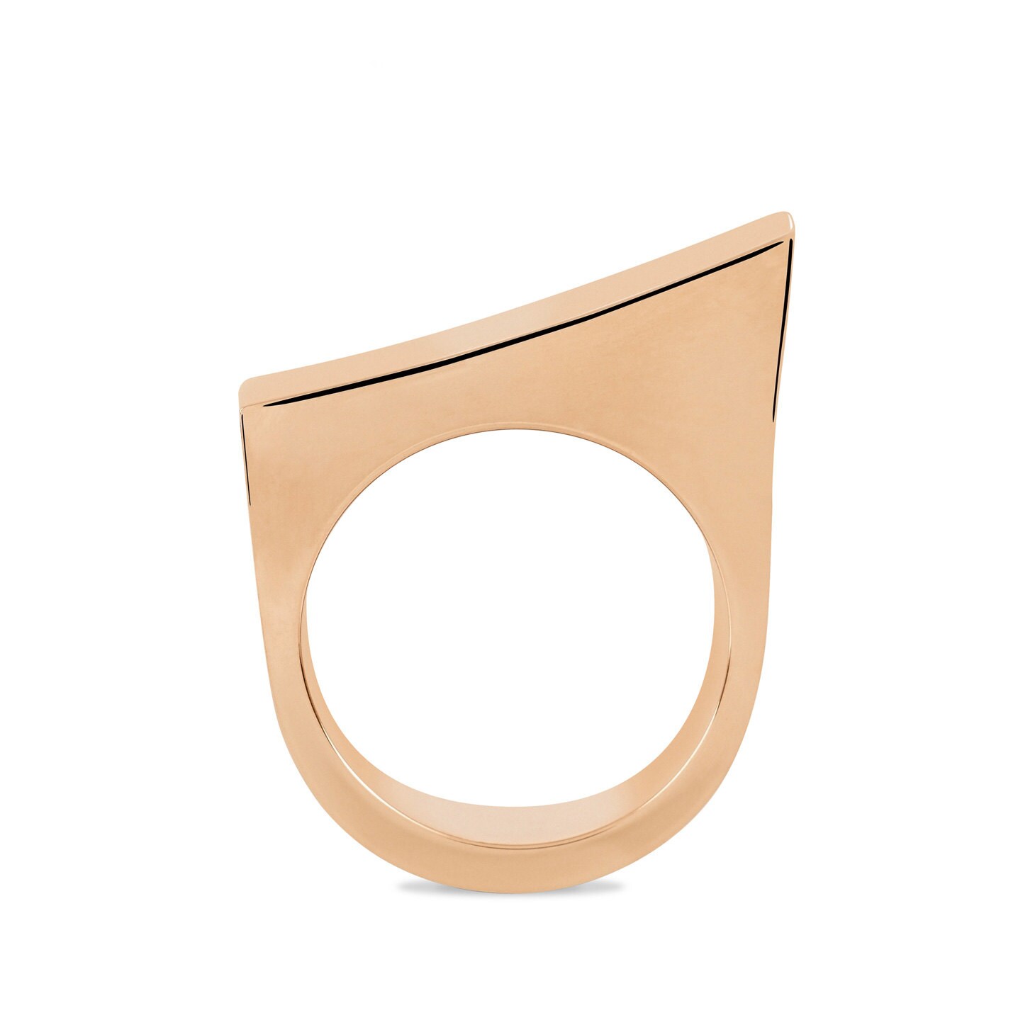 Thin Gold Ring Modern and Minimal Ring Stackable Ring - Etsy