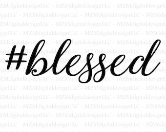 Blessed svg | Etsy