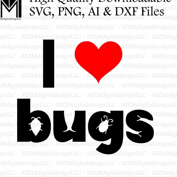 I Love Bugs - Etsy