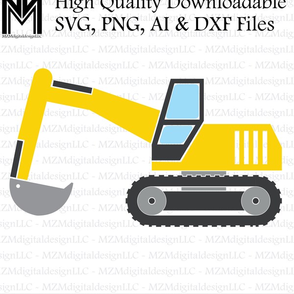 Cricut Trackhoe Design - Etsy