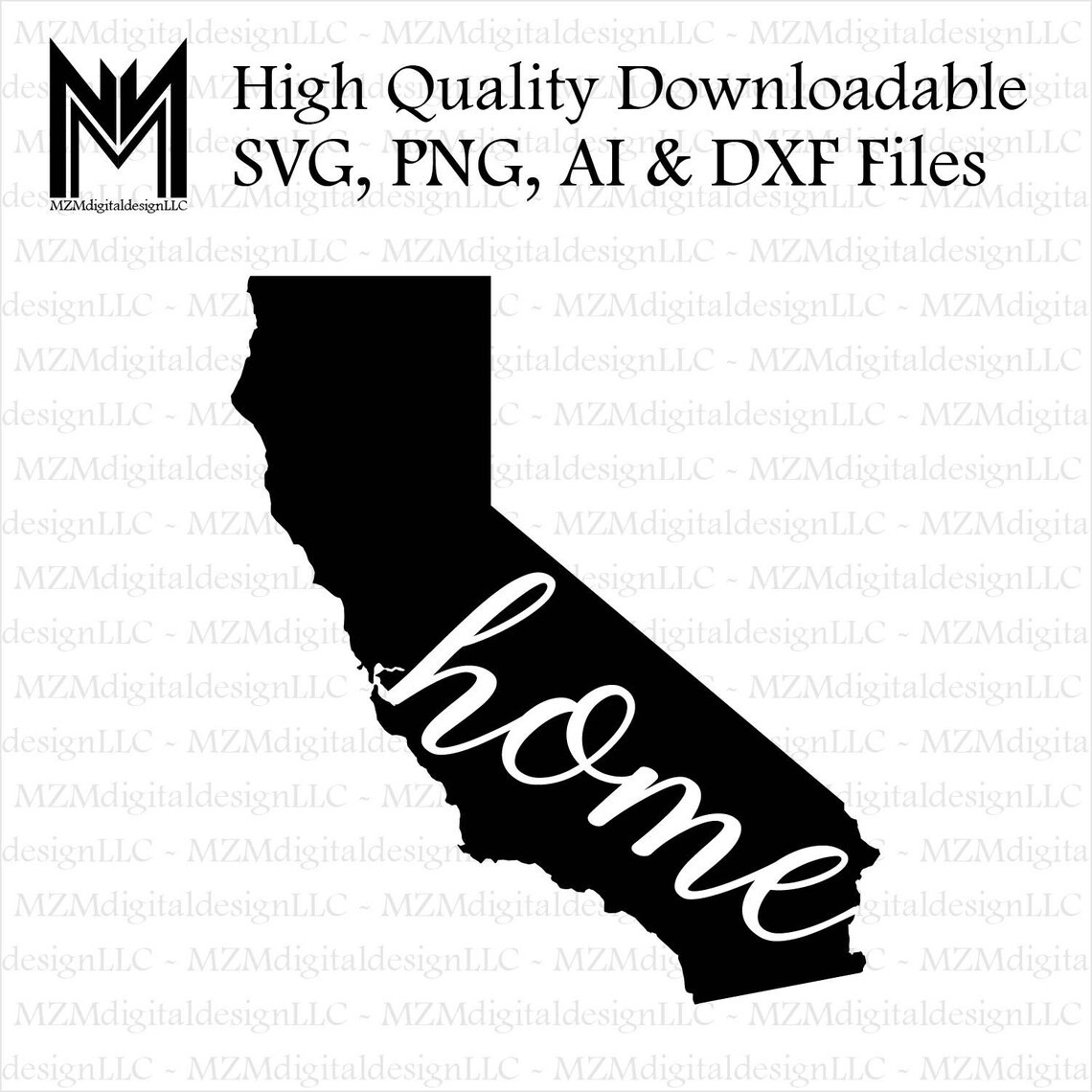 California Svg Png Ai and Dxf Files for Commercial & - Etsy Hong Kong