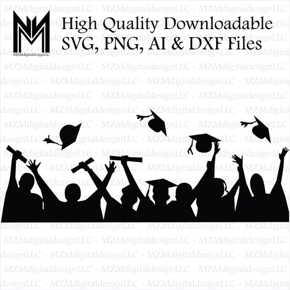 Graduado Graduación svg png ai y dxf Archivos Para uso - Etsy España