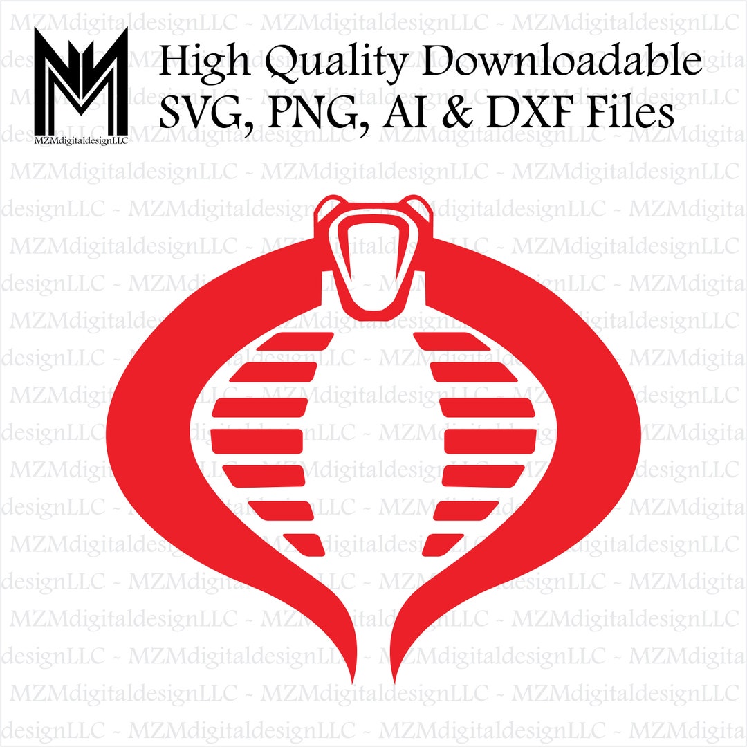 Cobra G.I. Joe Svg Png Ai and Dxf Files for Commercial & - Etsy Denmark