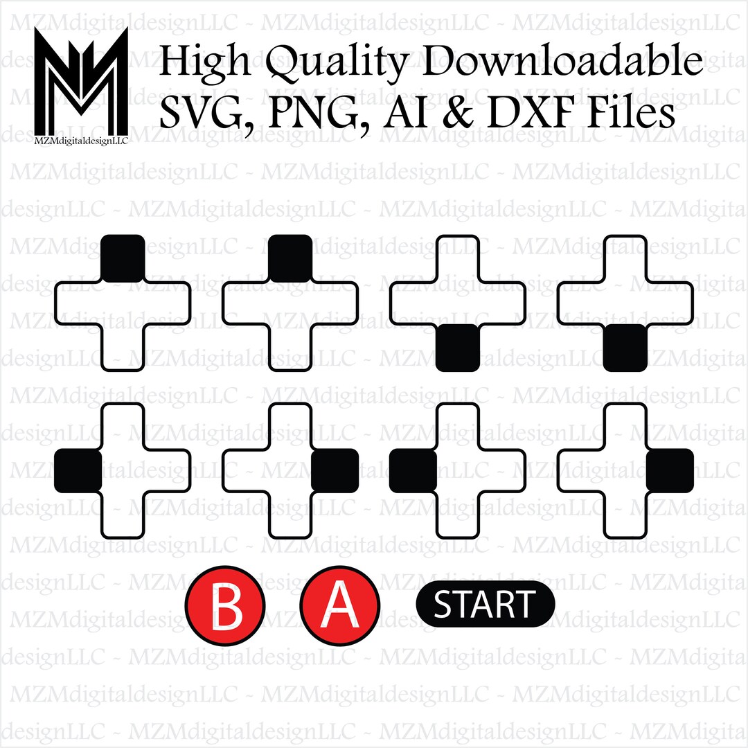 Retro Gamer Code up up Down Down Contra Svg, Png, Ai and Dxf Files for ...