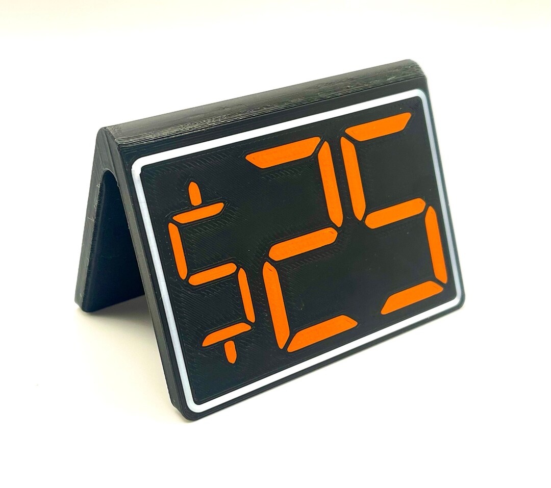 STL Digital File Only *** Customizable Digital Display Table Tent for ...